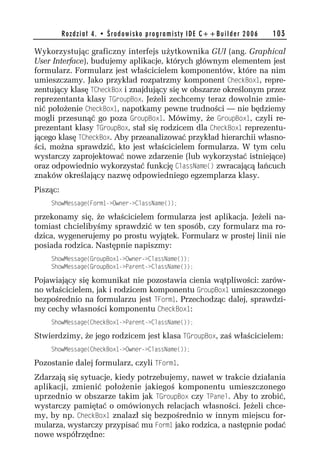 C++Builder 2006. Ćwiczenia praktyczne | PDF