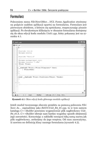 C++Builder 2006. Ćwiczenia praktyczne | PDF