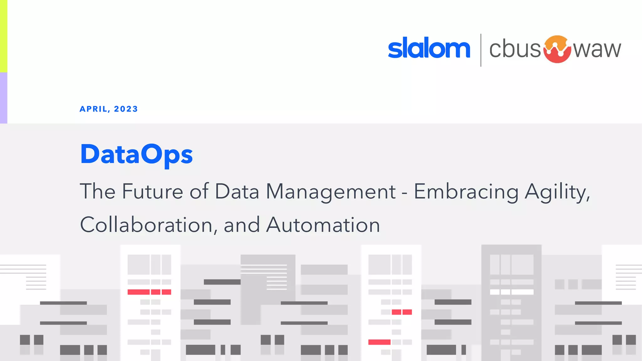 DataOps , cbuswaw April '23 | PDF