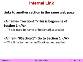 CBSE_CLASSVII_COMPUTER_More on HTML.pptx