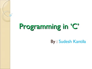 Learn C | PPT