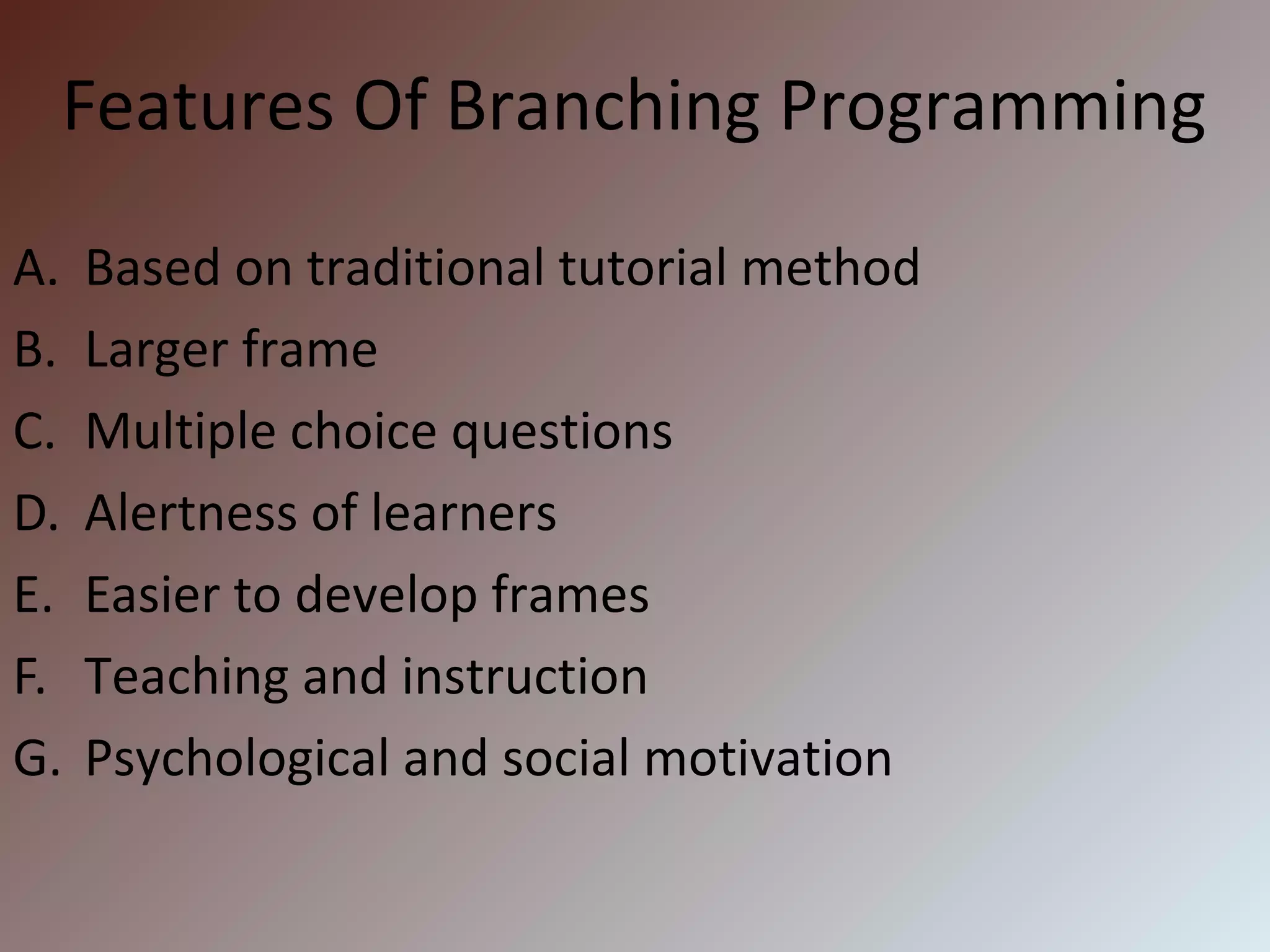 programmed learning | PPT