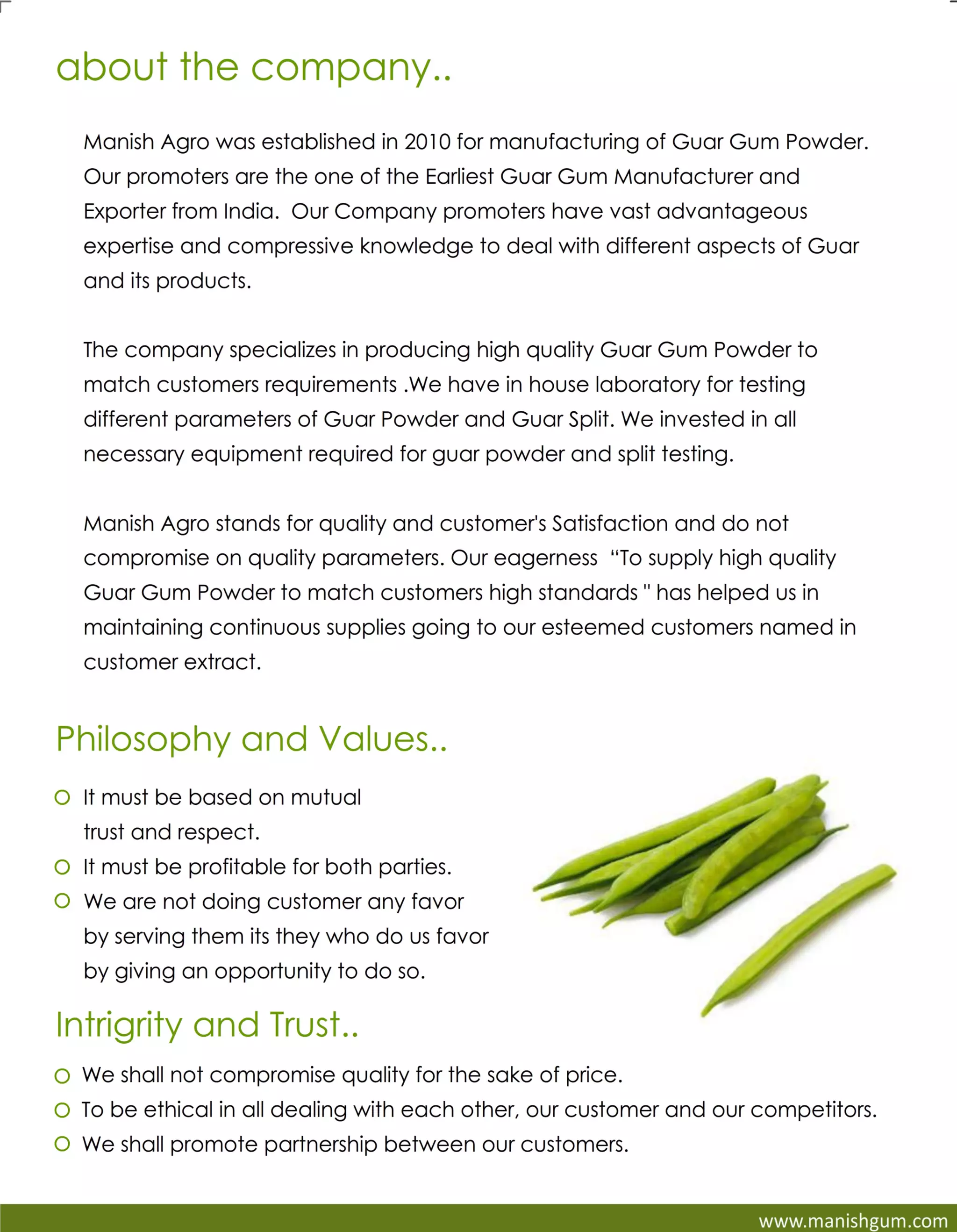 MANISH AGRO INDUSTRIES | PDF