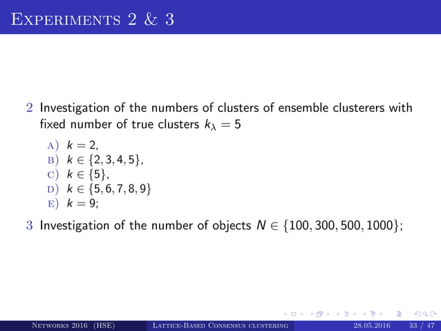 A lattice-based consensus clustering | PPT