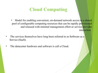 Introduction to Cloud Computing | PPT