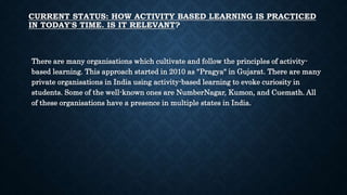 Activity Based Learning - Gandhian Era | PPTX