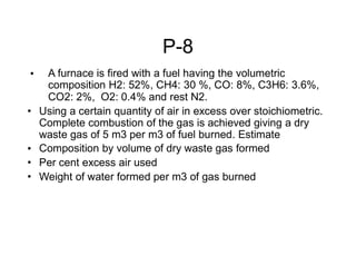Combustion Calculations | PDF