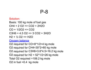 Combustion Calculations | PDF