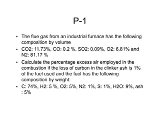 Combustion Calculations | PDF
