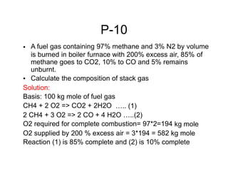 Combustion Calculations | PDF