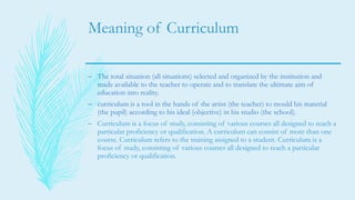 Core curriculum | PPTX