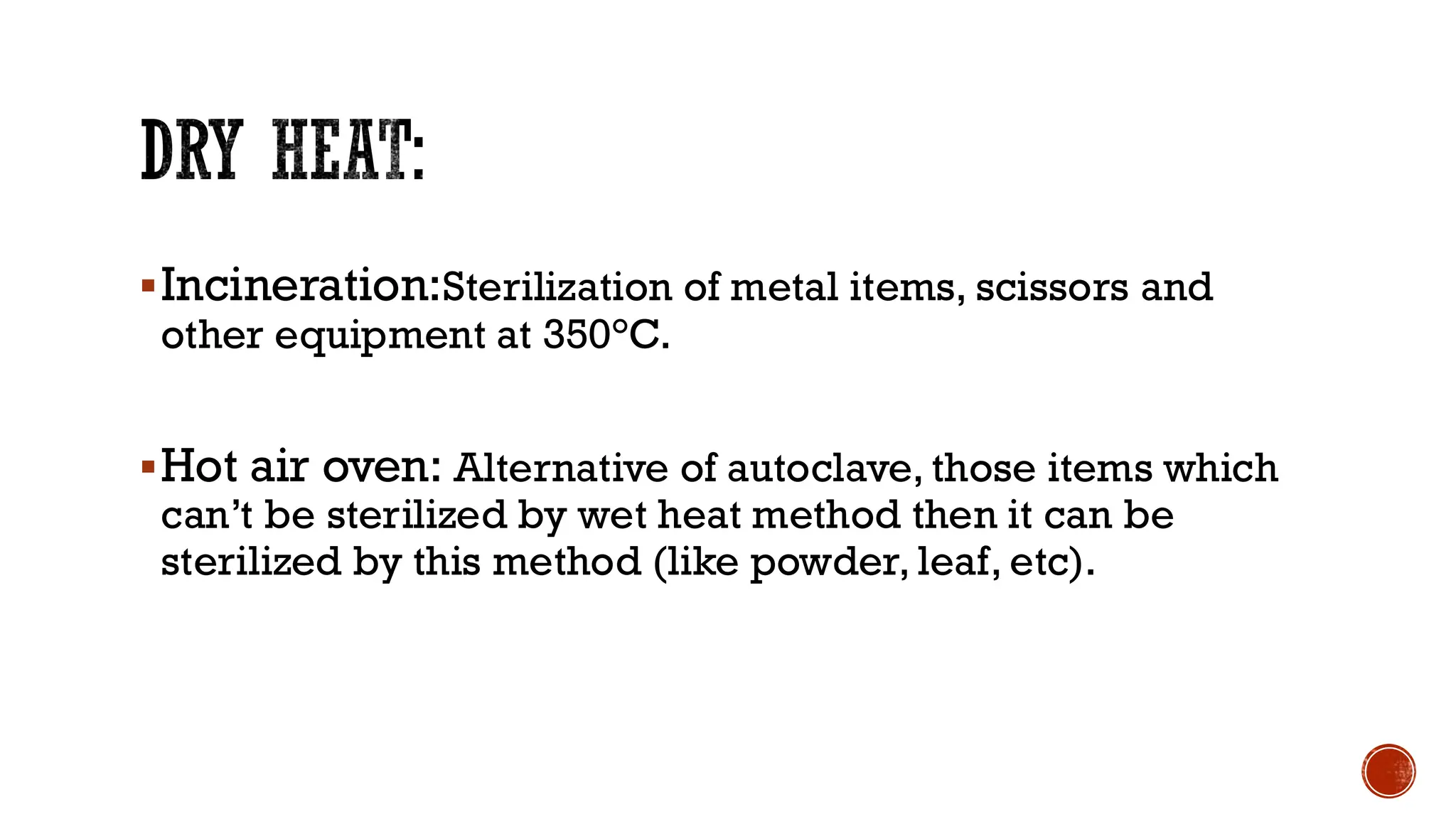 Sterilization technique and their types. | PDF