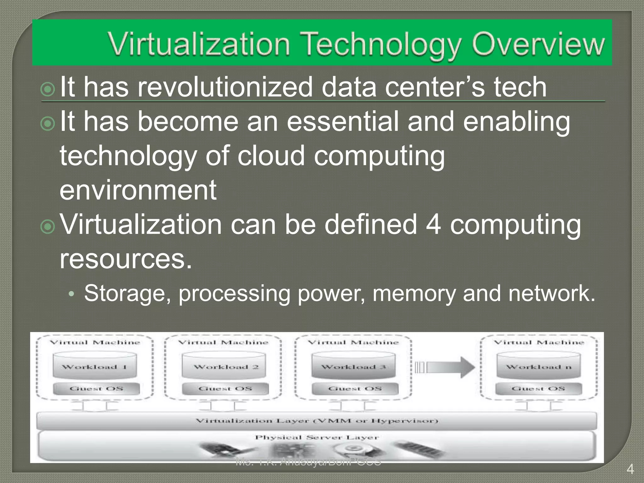 Virtual Machine provisioning and migration services | PPTX