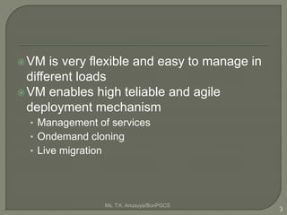 Virtual Machine provisioning and migration services | PPTX