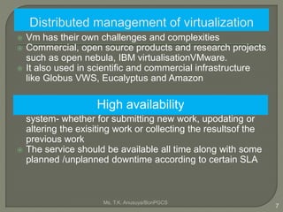 Virtual Machine provisioning and migration services | PPTX