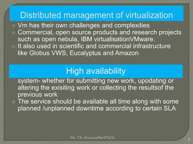 Virtual Machine provisioning and migration services | PPTX | Cloud Computing | Internet