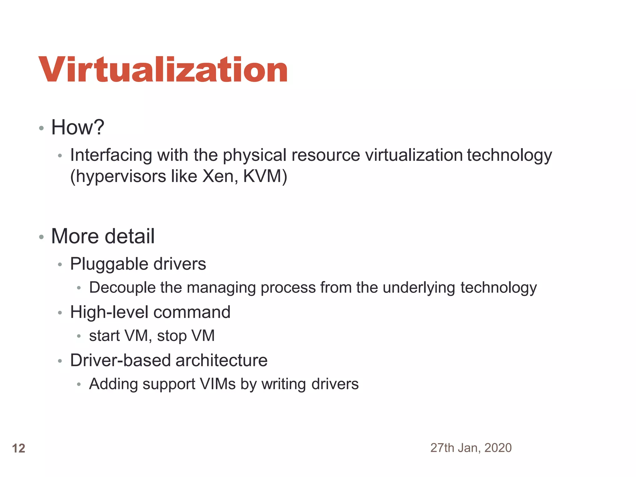 VM for cloud infrastructure | PPTX