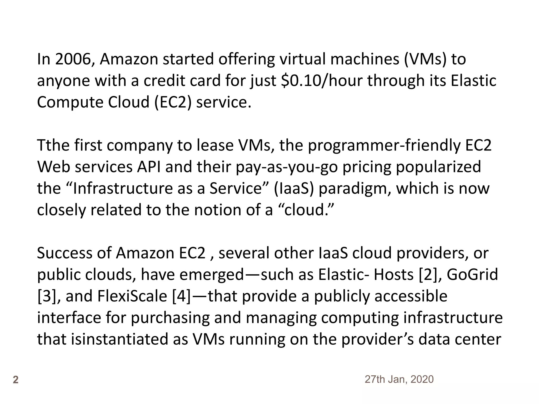 VM for cloud infrastructure | PPTX