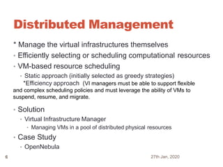 VM for cloud infrastructure | PPTX