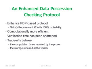 Data Storage in Cloud computing | PPT