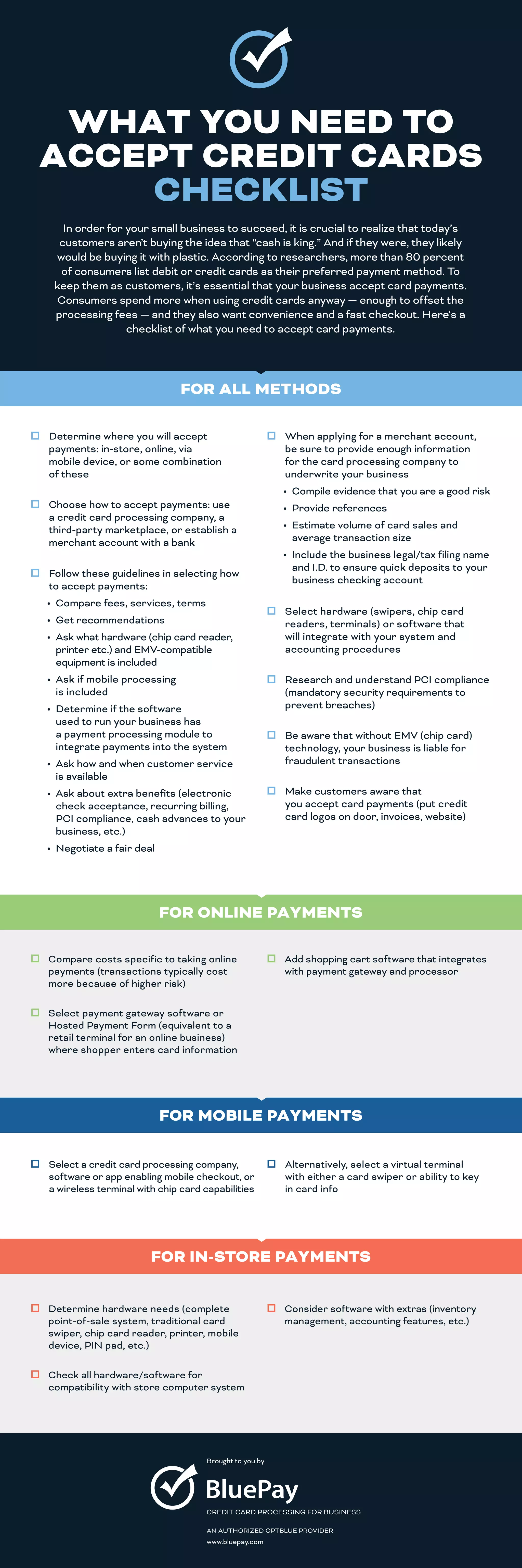 BluePay - What You Need To Accept Credit Cards | PDF | Credit Cards ...