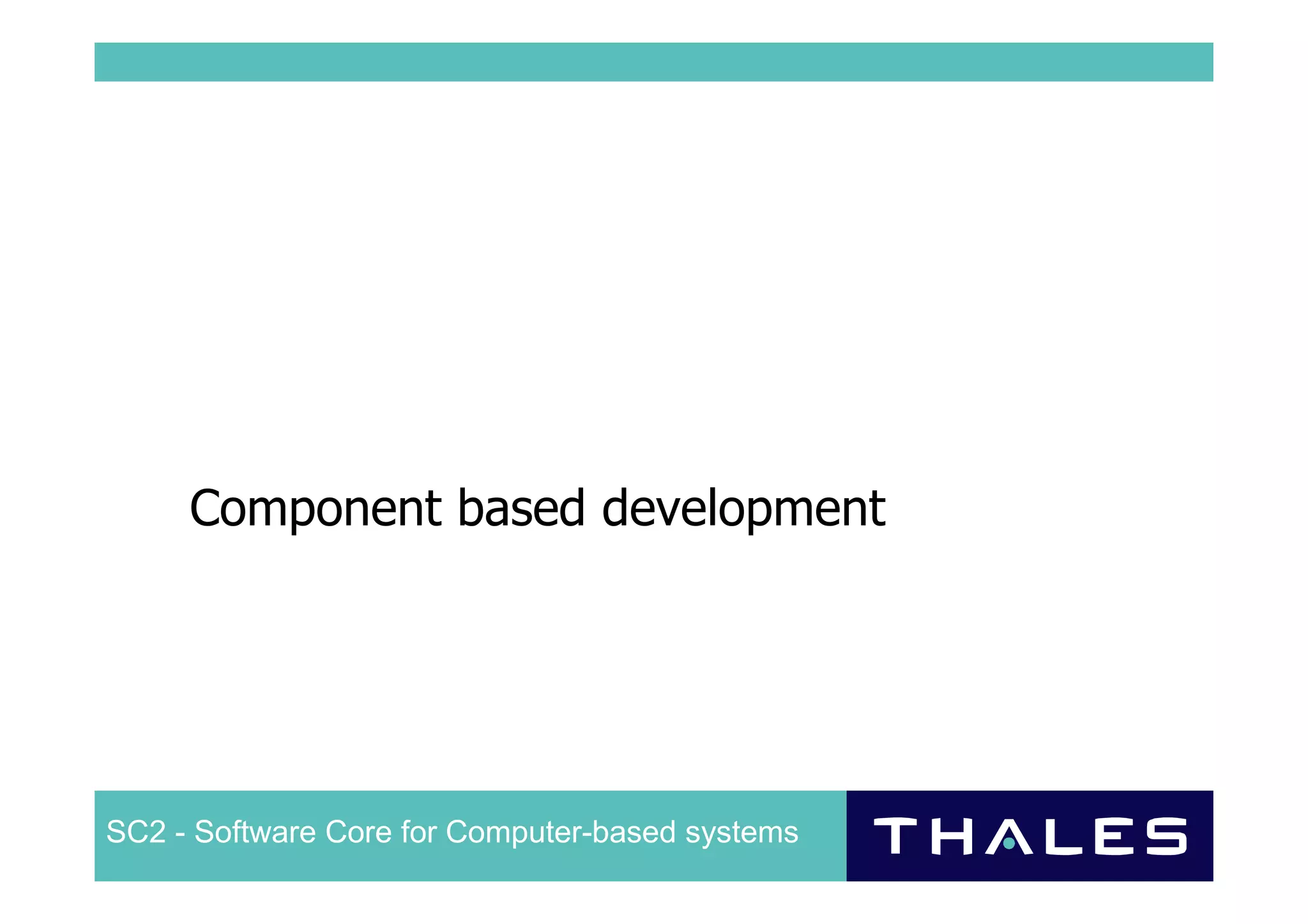 Component Based Distributed System Development | PDF