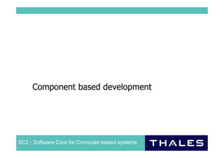 Component Based Distributed System Development | PPT