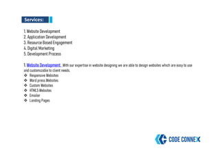 codeconnex – best software Development Company | PPT