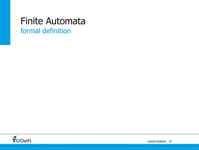 Compiler Components and their Generators - Lexical Analysis | PPT