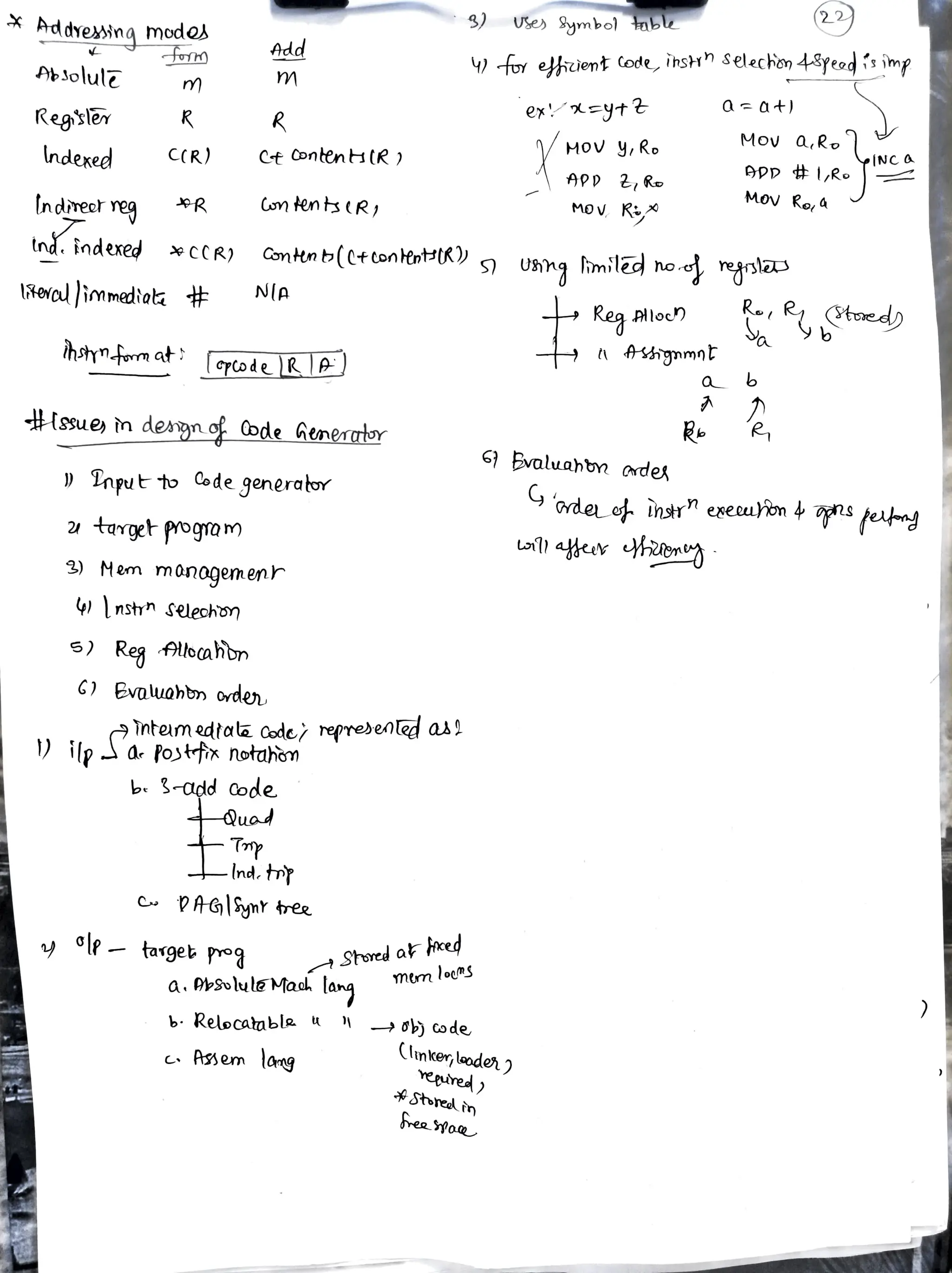 Compiler Design Sudhakar Atchala Notes for Semester-7 | PDF