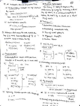 Compiler Design Sudhakar Atchala Notes for Semester-7 | PDF