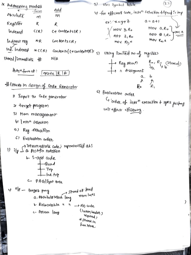 Compiler Design Sudhakar Atchala Notes for Semester-7 | PDF