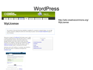 Creative Commons - Cases & Tools | PPT