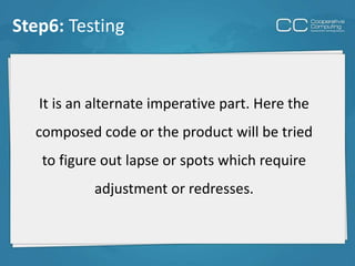 Illustrate The Steps Of Programming Advancement | PPTX