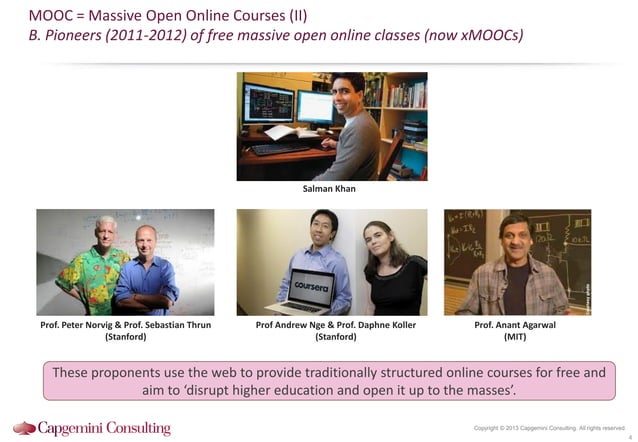 The business impact of MOOCs | PDF | Internet | Computing