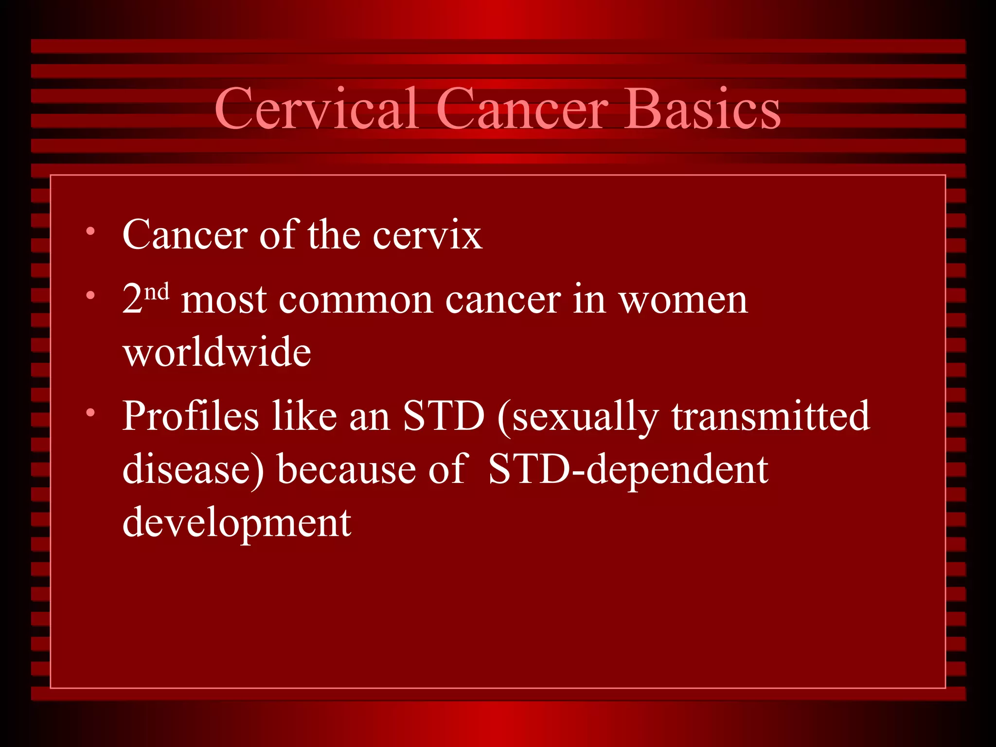 HPV and Cervical Cancer: Mechanisms | PPT