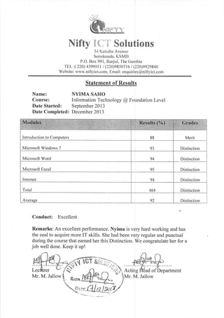 Nyima Saho Docs | PDF