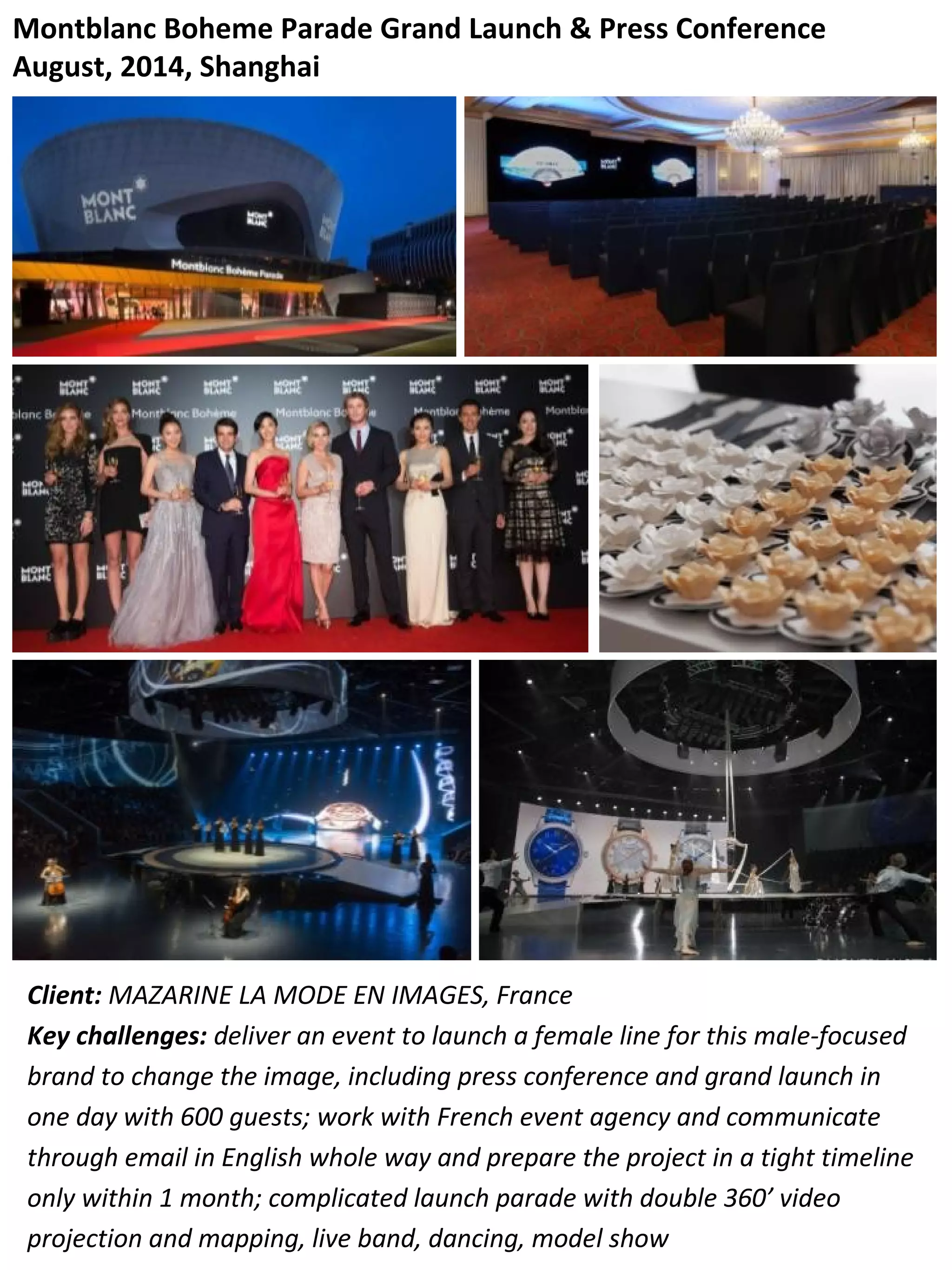Luxury Event Management_Key Project Showcase | PPT