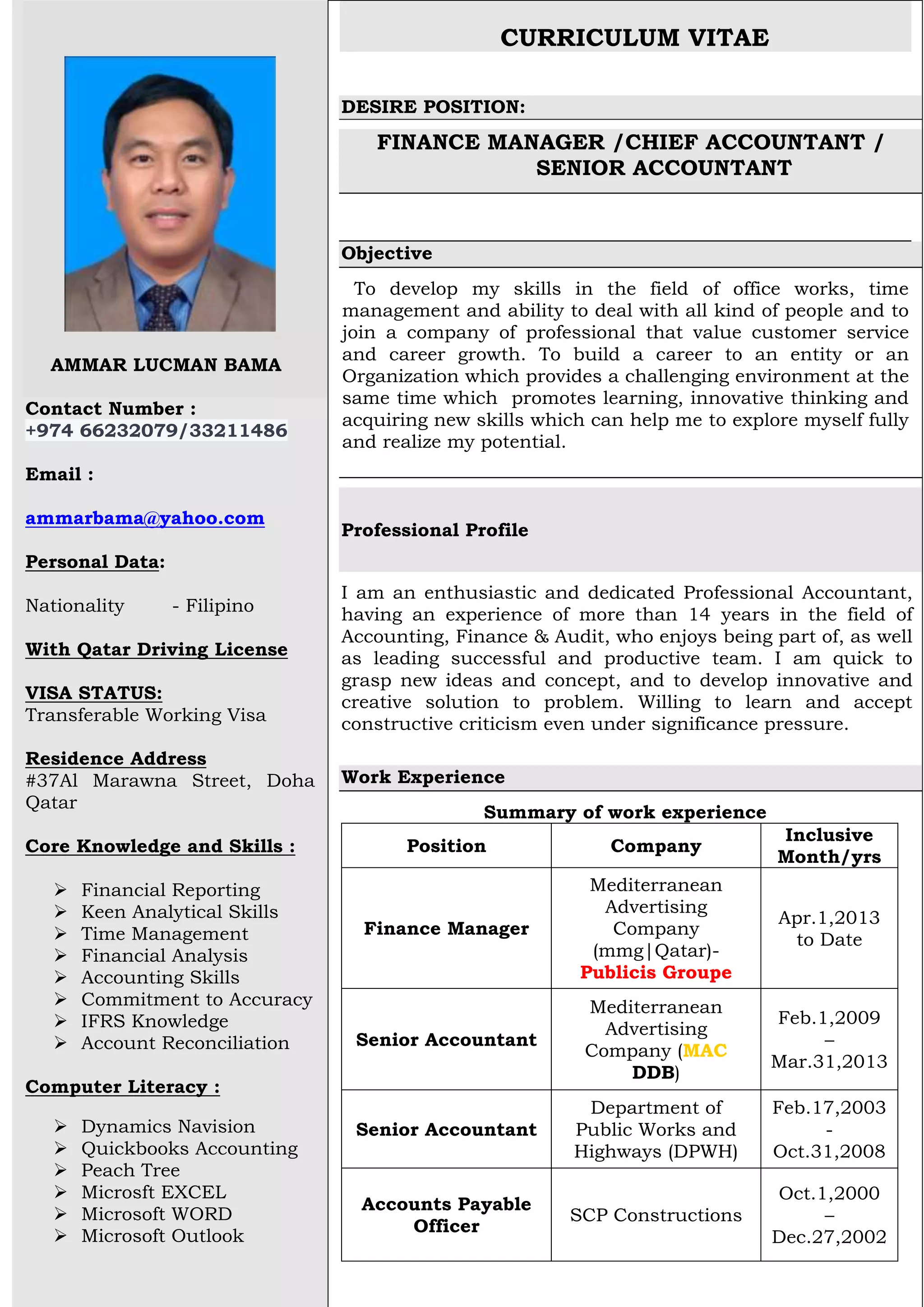 CV-AMMAR BAMA-F2 (2) | PDF