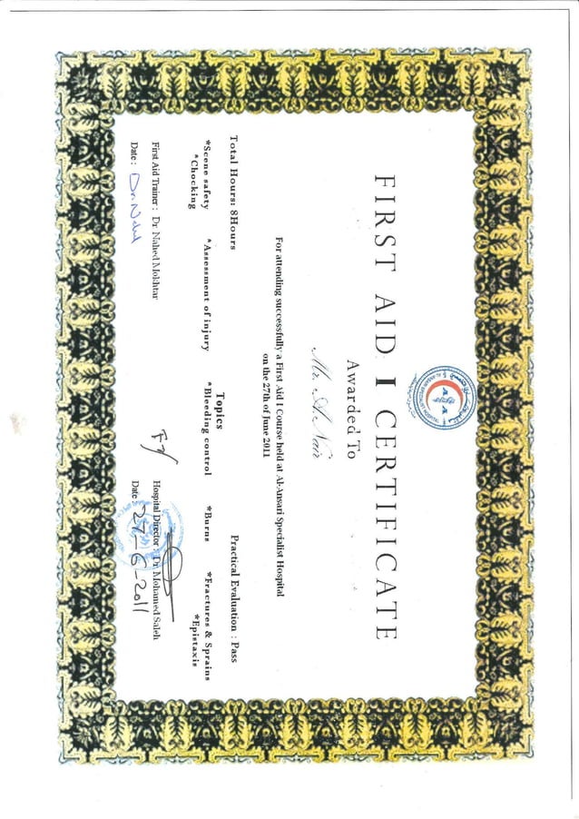 Certificate 1 | PDF