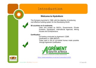 Hydraform Training Guide | PDF