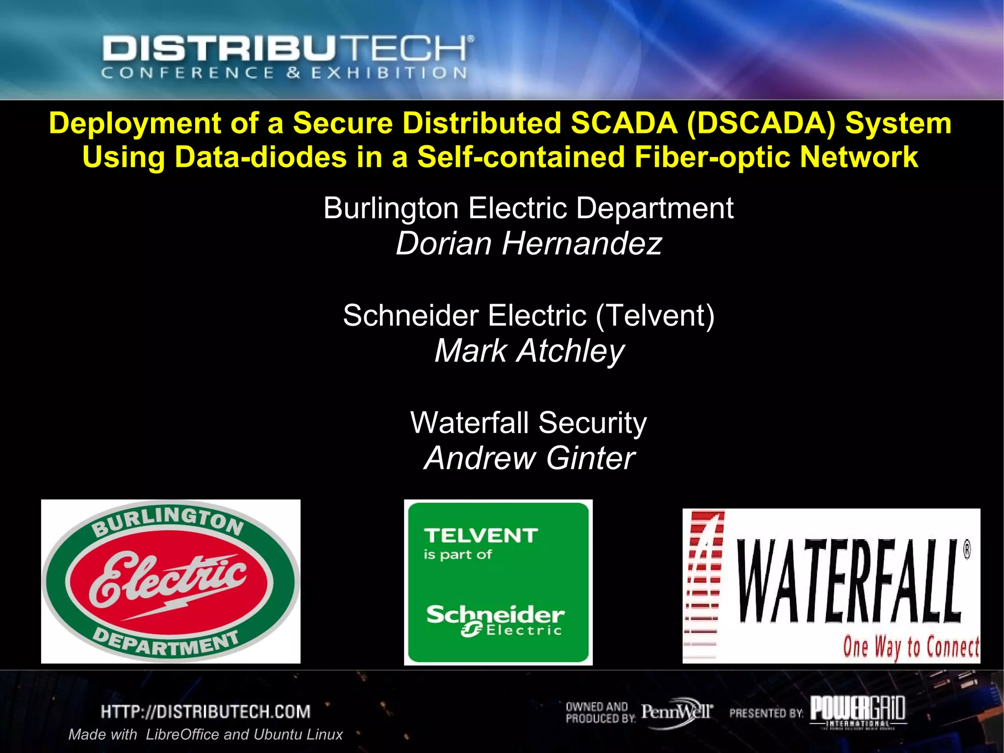Distributech_Presentation DTECH_2013 | PPT