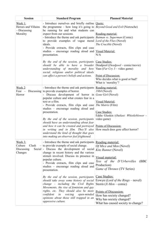 Plans for Open Minds | PDF