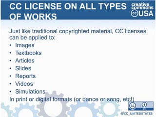 Creative Commons 101: Copyright and Open Licensing | PPT