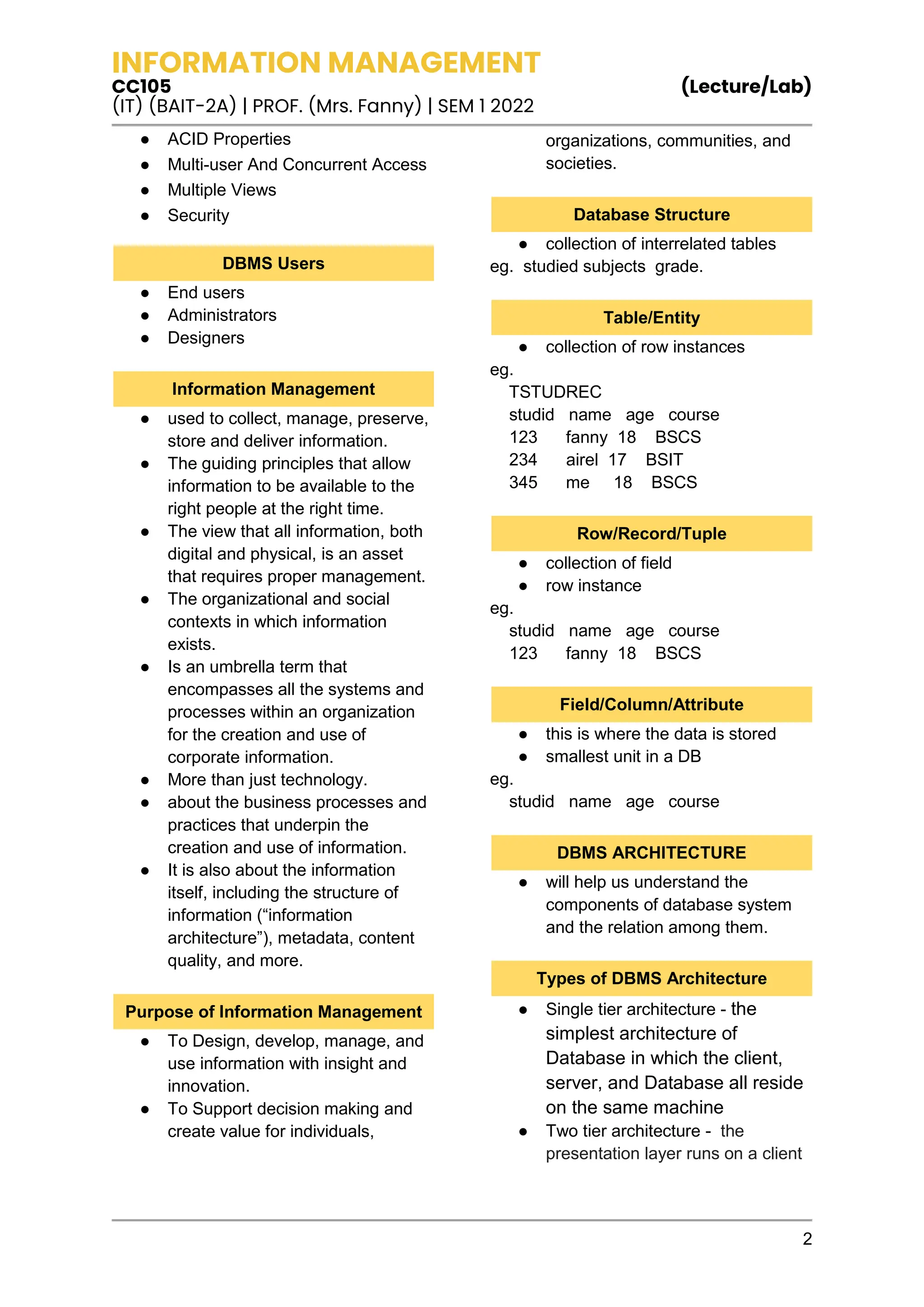 CC105-REVIEWER-WEEK2-4.docx | Databases | Computer Software and Applications