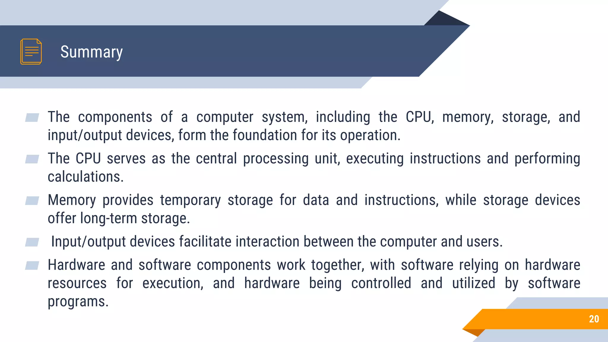 cc112 prog 1 topic 1.pptx | Operating Systems | Computer Software and ...