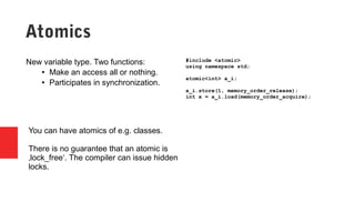 C11/C++11 Memory model. What is it, and why? | PPT