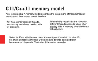 C11/C++11 Memory model. What is it, and why? | PPT