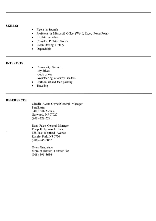 jennifer resume | PDF