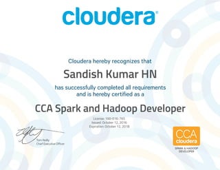 Hadoop_Spark_Developer | PPT